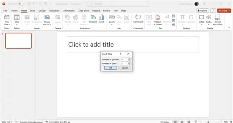Inserting Tables In PowerPoint How To Do It JPL IT Training