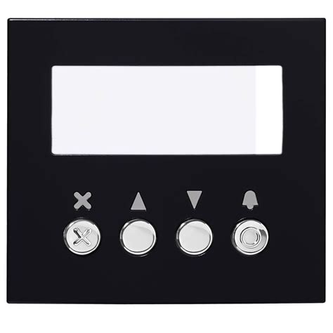 Façade Aiphone Gtnsplb Pour Module Défilement Des Noms Gtnsb Noir Satinée Leroy Merlin