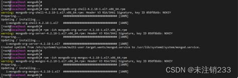 Rpm方式安装mongodb，开启远程连接，开启认证，开启oplogmongodb Rpm Csdn博客