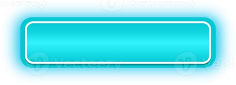 Blue Neon Button Glowing Neon Button 10984295 Png