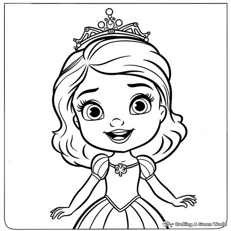 Sofia The First Coloring Pages Clover