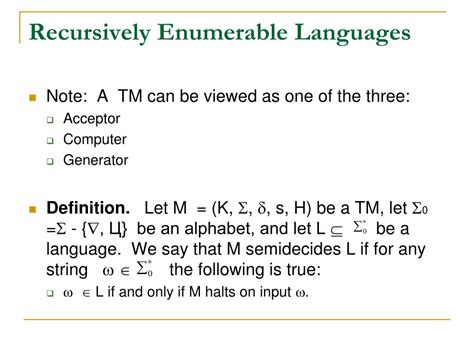 Ppt Csci 4325 6339 Theory Of Computation Powerpoint Presentation
