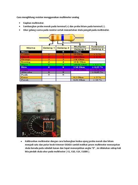 Cara Menghitung Resistor Pdf