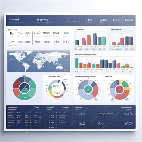 Premium Photo Web Dashboard Hr Employee Performance Dashboard Widget
