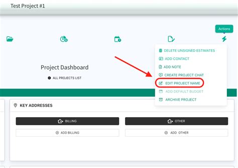 How Do I Rename A Project Move Manager 360