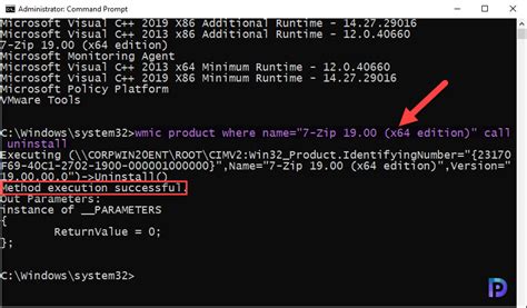 How To Force Uninstall Using Cmd