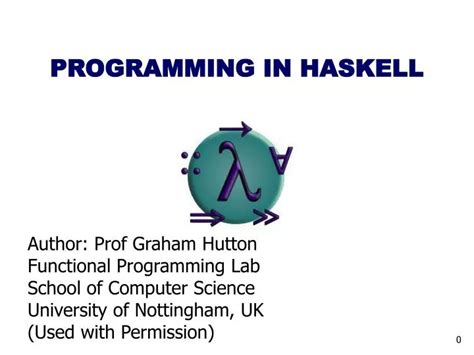 Ppt Programming In Haskell Powerpoint Presentation Free Download Id2203423