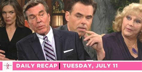 Young And The Restless Recap Jacks Siblings Refuse His Wishes