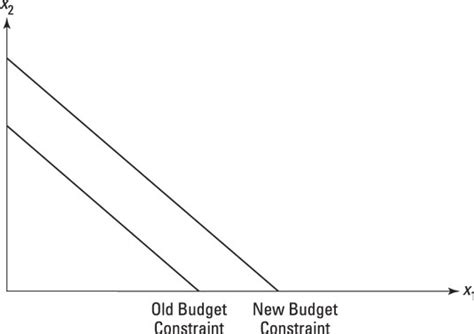 How To Shift The Budget Constraint To Represent An Increase In Income Dummies