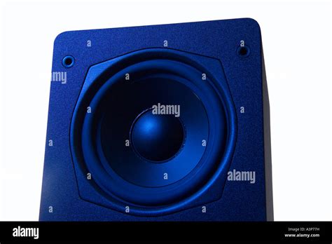 Speaker In Blue Stock Photo Alamy