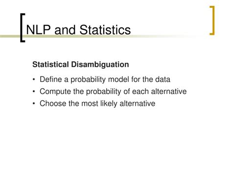 Ppt Statistical Natural Language Processing Powerpoint Presentation