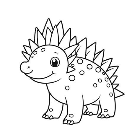 Stegosaurus Coloring Page