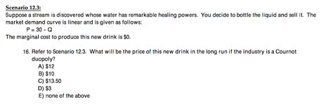 Solved Scenario 123 Suppose A Stream Is Discovered Whose