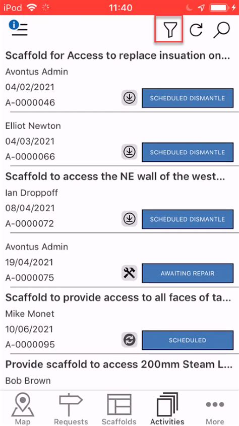 Activity Toolbar Ios