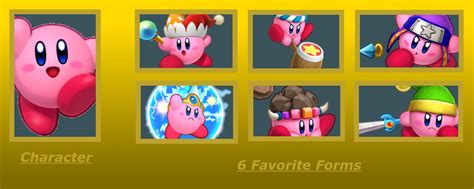 Ja Kirbys 6 Fav Forms By Galvaemperor On Deviantart