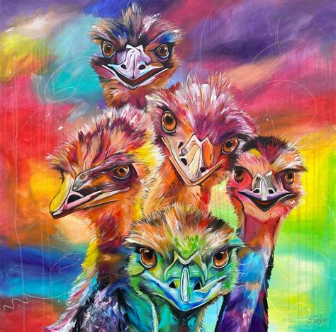 High Five Painting By Sabrina Seck Artmajeur