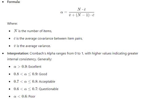 Internal Consistency Reliability Methods Examples And Formulas