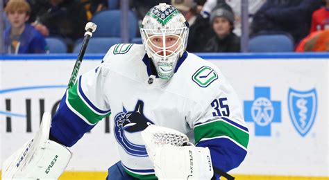 Canucks Goalie Thatcher Demko Back To Skating
