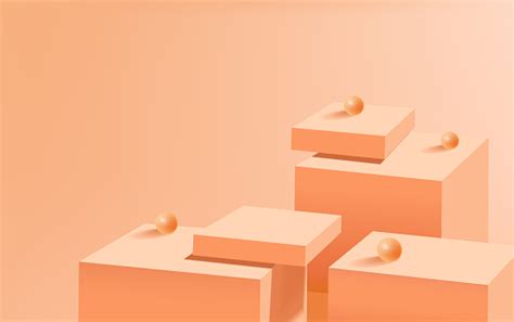 최소한의 배경 은 제품 디스플레이 연단으로 모의 3d 렌더링 3차원 형태에 대한 스톡 벡터 아트 및 기타 이미지 3차원 형태