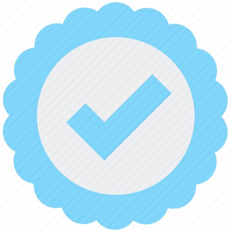 Verified Badge Blue Mark Icon Download On Iconfinder