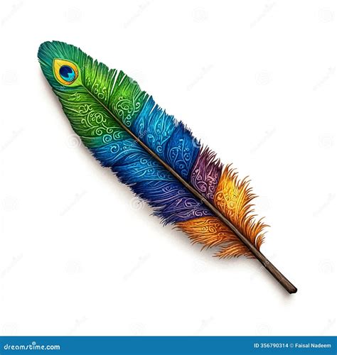 Rainbow Peacock Stands On A Pink Background Royalty Free Stock Image 197763502
