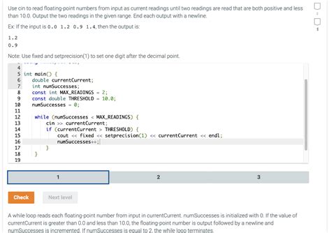 solved use cin to read floating point numbers from input as