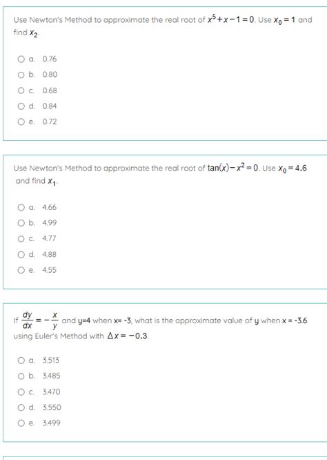 solved use newton s method to approximate the real root of