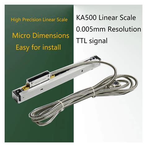 Sino Ka500 5umttl Slim Linear Glass Scale Ruler Ka 500 Thin Small Digital Dro Scale 70 120 170