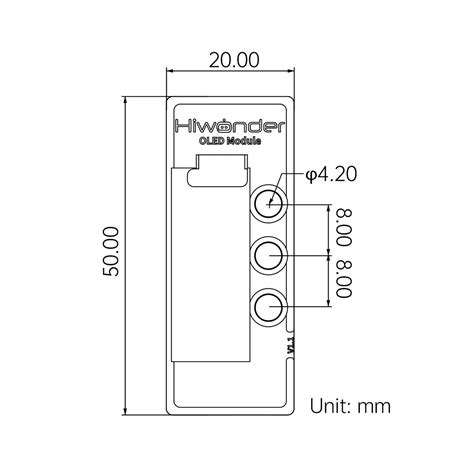 Oled Display Module Hiwonder Robot Module Compatible With Arduino Ra