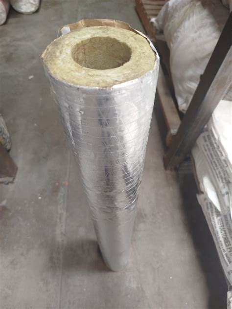 High Temperature Rockwool Pipe Wrap 1 Inch Wall Thick Energy Saving