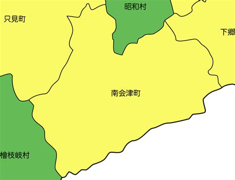 WOMBAT 福島県の合併その9 南会津町