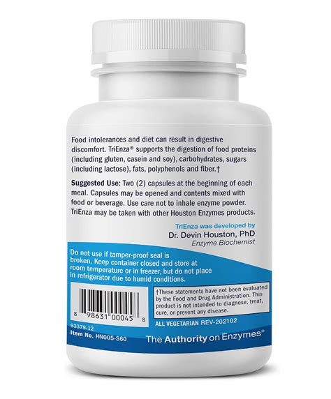 TriEnza - Houston Enzymes 60 caps