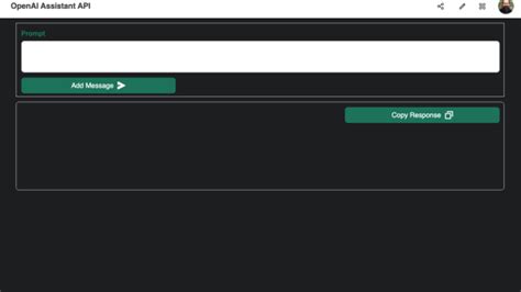 Openai Assistant Api Starter Template Appsmith Community Portal