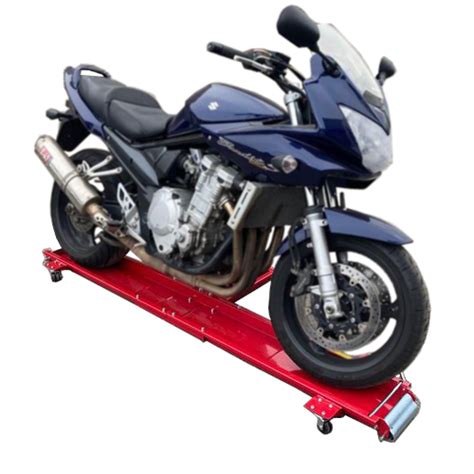 Motorbike Dolly Red With Wheels Simply Shelving