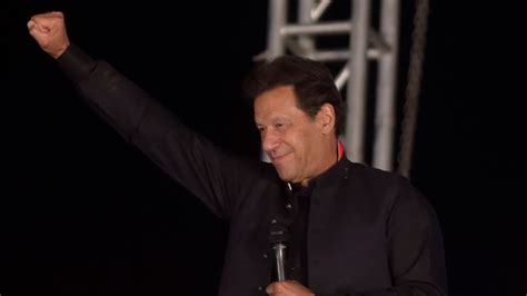 Pakistans Ex Pm Khan Leads Rally Ignores Arrest Warrants Opslens