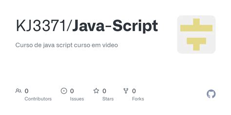 Github Kj3371java Script Curso De Java Script Curso Em Video