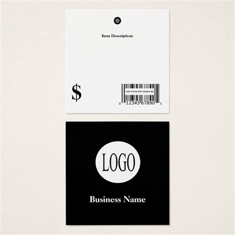 Price Tags With Barcode Retail Sales Tag Price Tag Printing Double Sided Barcode