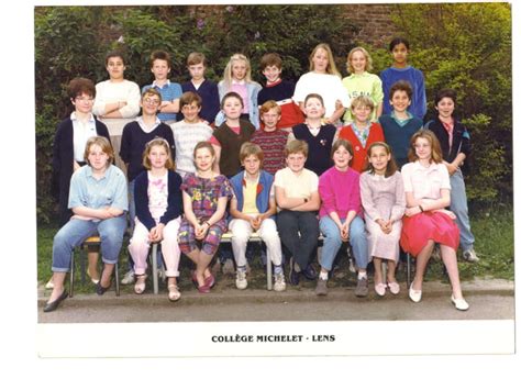 Photo De Classe 19851986 6eme D De 1985 Collège Michelet Copains D