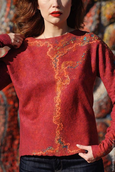 Кофты и свитера ручной работы Древо желаний Свитер ручной работы МОДНЫЙ ВОЙЛОК ОЛЬГИ ШУЛЯК