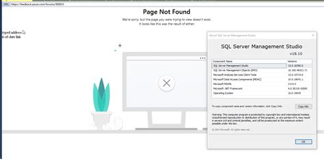 the technical support link in the ssms is broken forums 908035