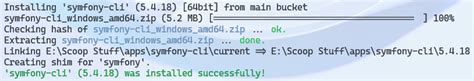 [bug] unable to install symfony cli · issue 4122 · scoopinstaller