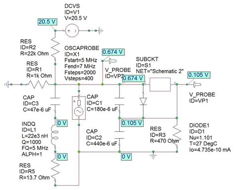 The Oscillator Circuit In Awr Download Scientific Diagram