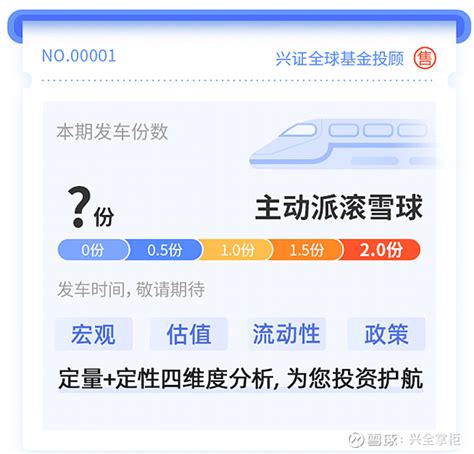 【策略上新】“主动派滚雪球”已上线！精选主动权益基金，助力财富“滚雪球” 重要通知：兴证全球基金投顾策略“ 主动派滚雪球 ”已上线雪球基金查看