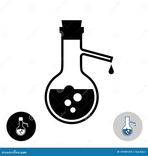 Simple Distillation Apparatus Diagram With Full Process Vector