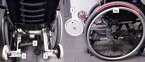 A Wheelchair With The Test Apparatus For Measuring Its Motion