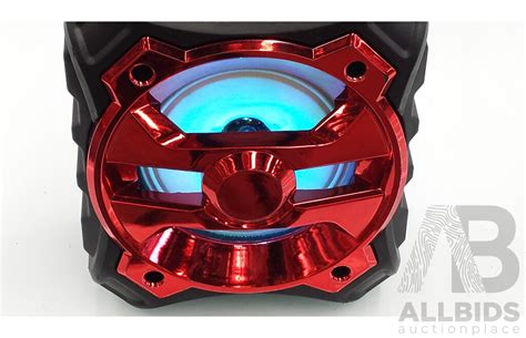 Laser Portable Bluetooth Speaker Lot 1449329 ALLBIDS