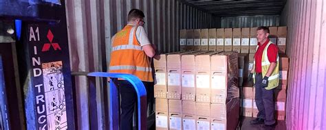 Unloading Containers Moody Logistics