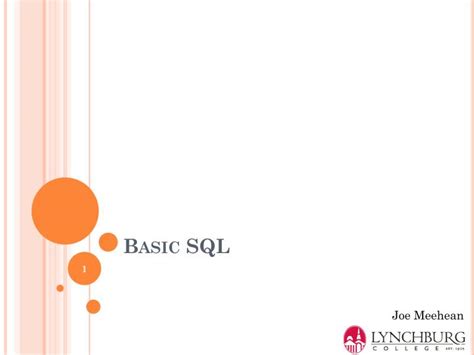 Ppt Basic Sql Powerpoint Presentation Free Download Id6910063