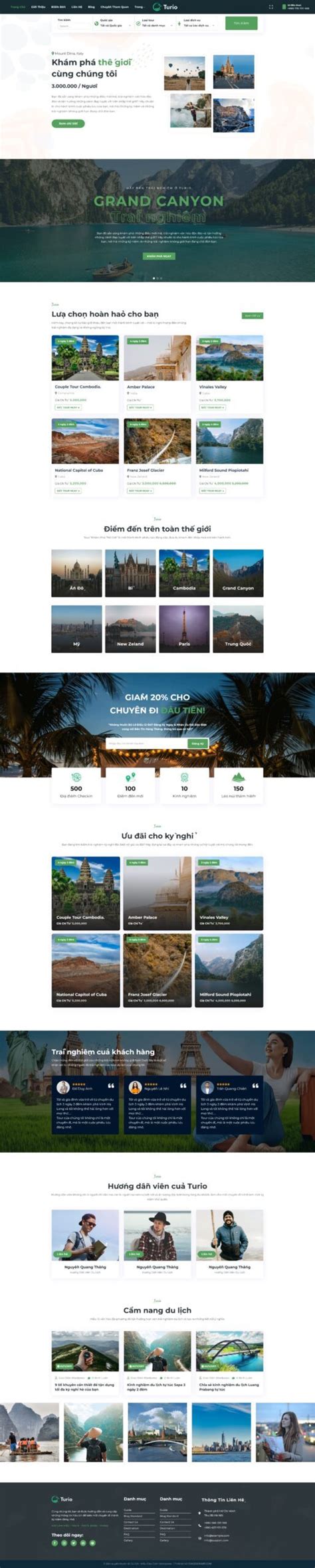 Source Code Mẫu Website Bán Dịch Vụ Tour Du Lịch Chuẩn đẹp 2025 Themevip Source Code Mẫu