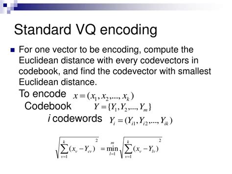 Ppt Vector Quantization Powerpoint Presentation Free Download Id